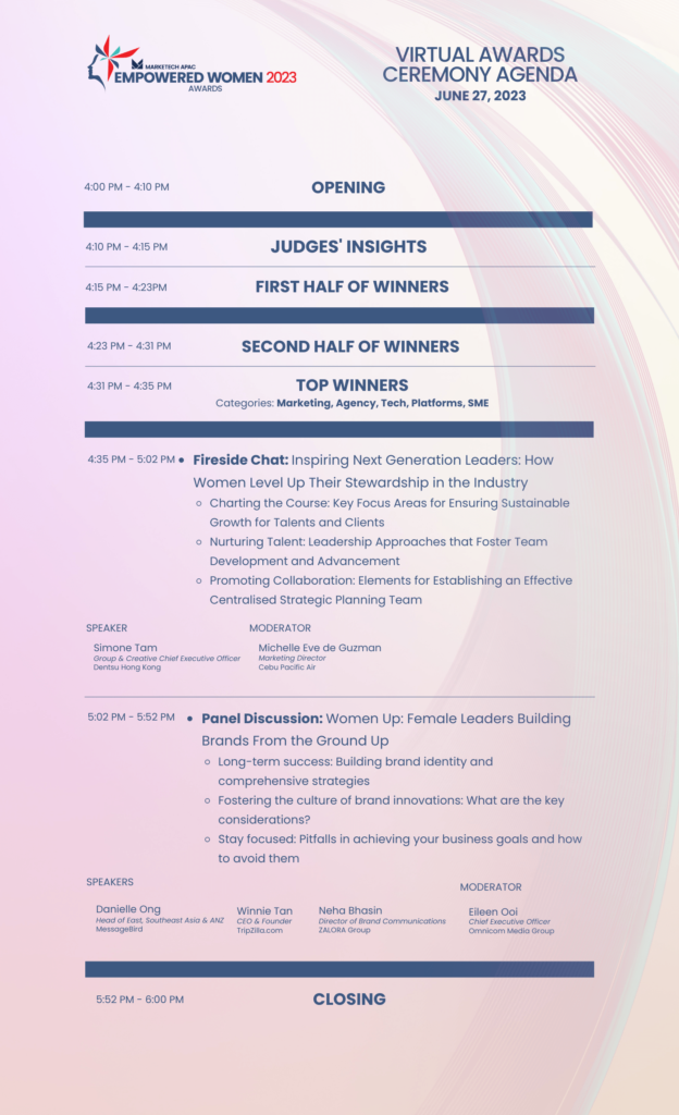 Empowered Women 2023 Awards - MARKETECH APAC