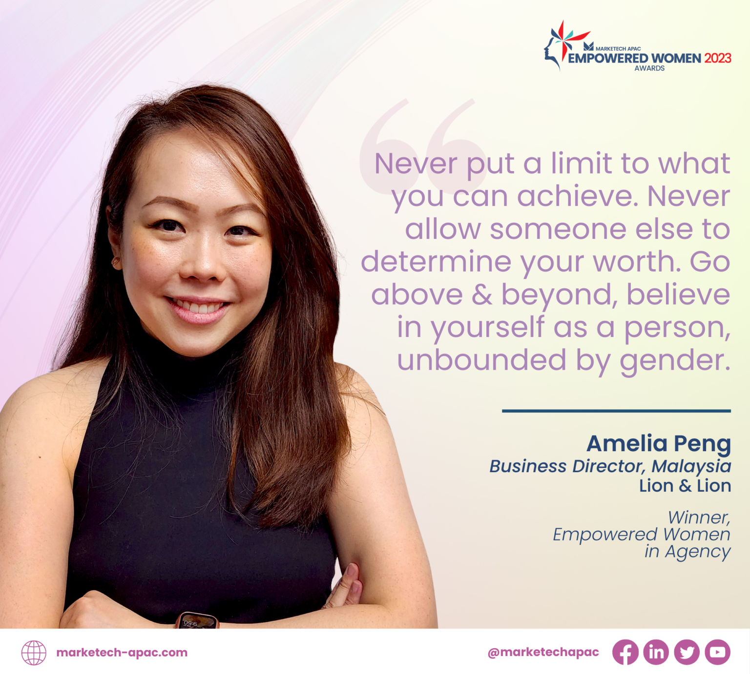 #EmpoweredWomen2023: How Amelia Peng pushed Lion & Lion to business ...