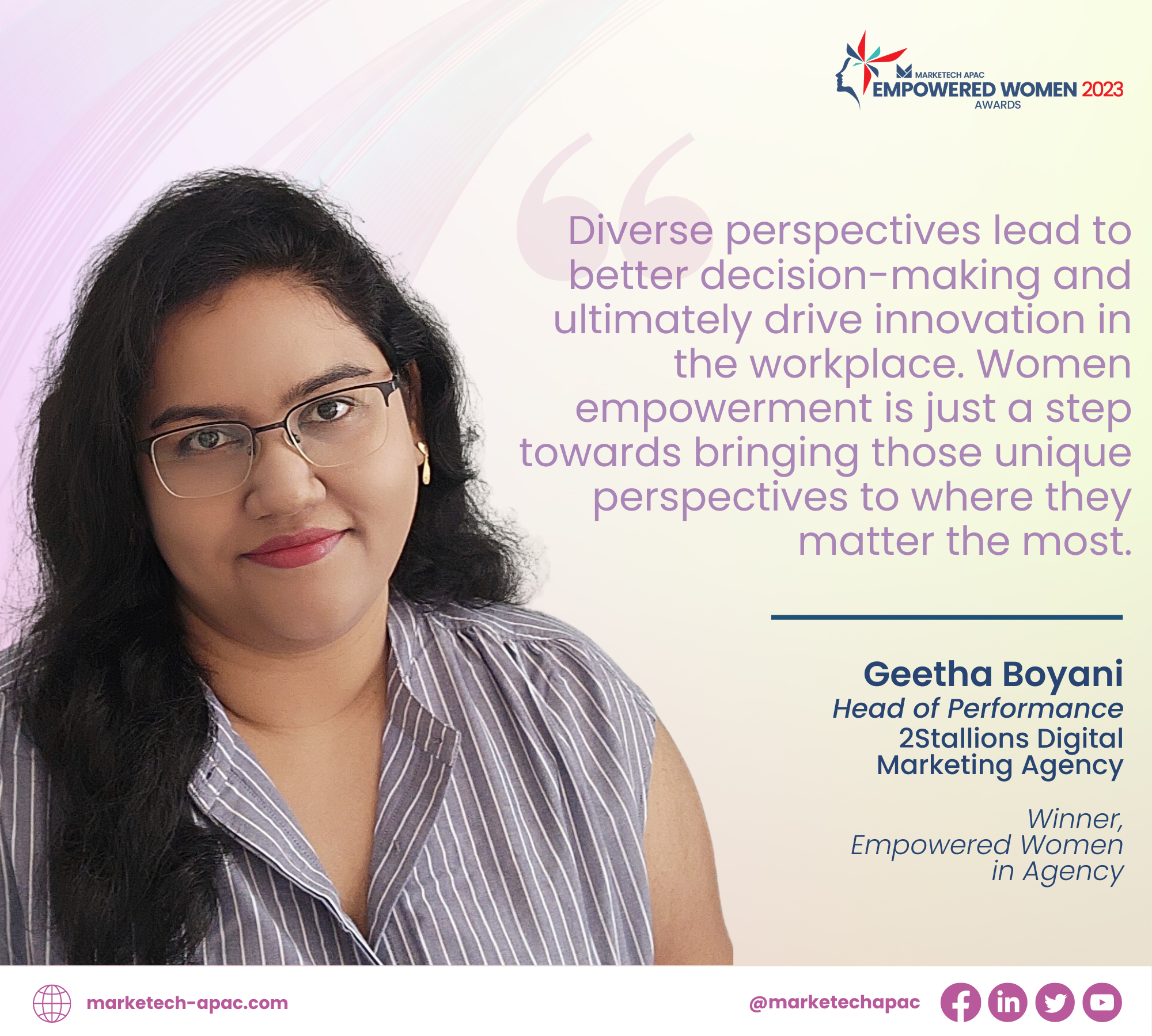 #EmpoweredWomen2023: 2Stallions' Geetha Boyani on making the big jump from civil engineering to ...