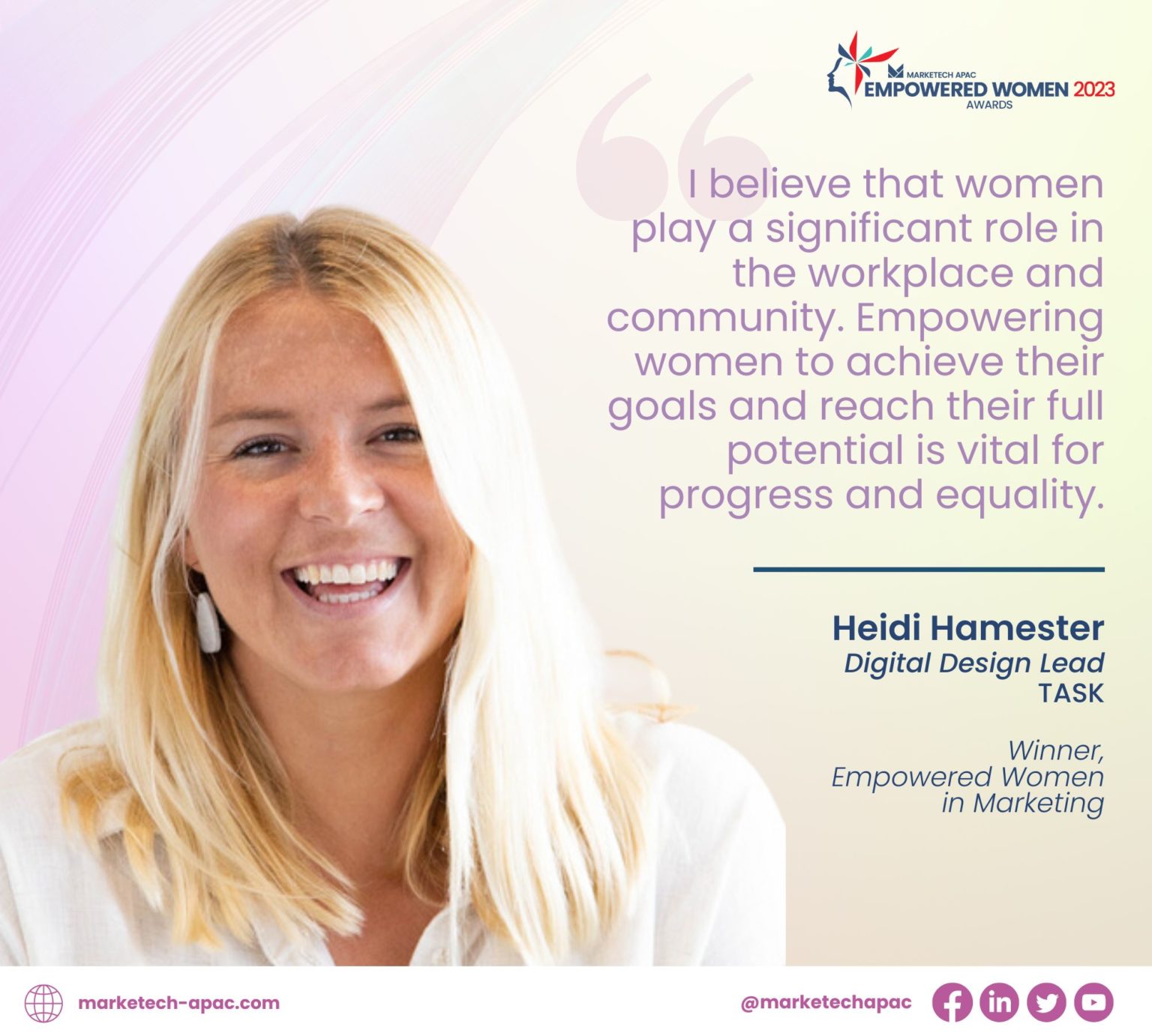 #EmpoweredWomen2023: TASK’s Heidi Hamester on empathising with ...