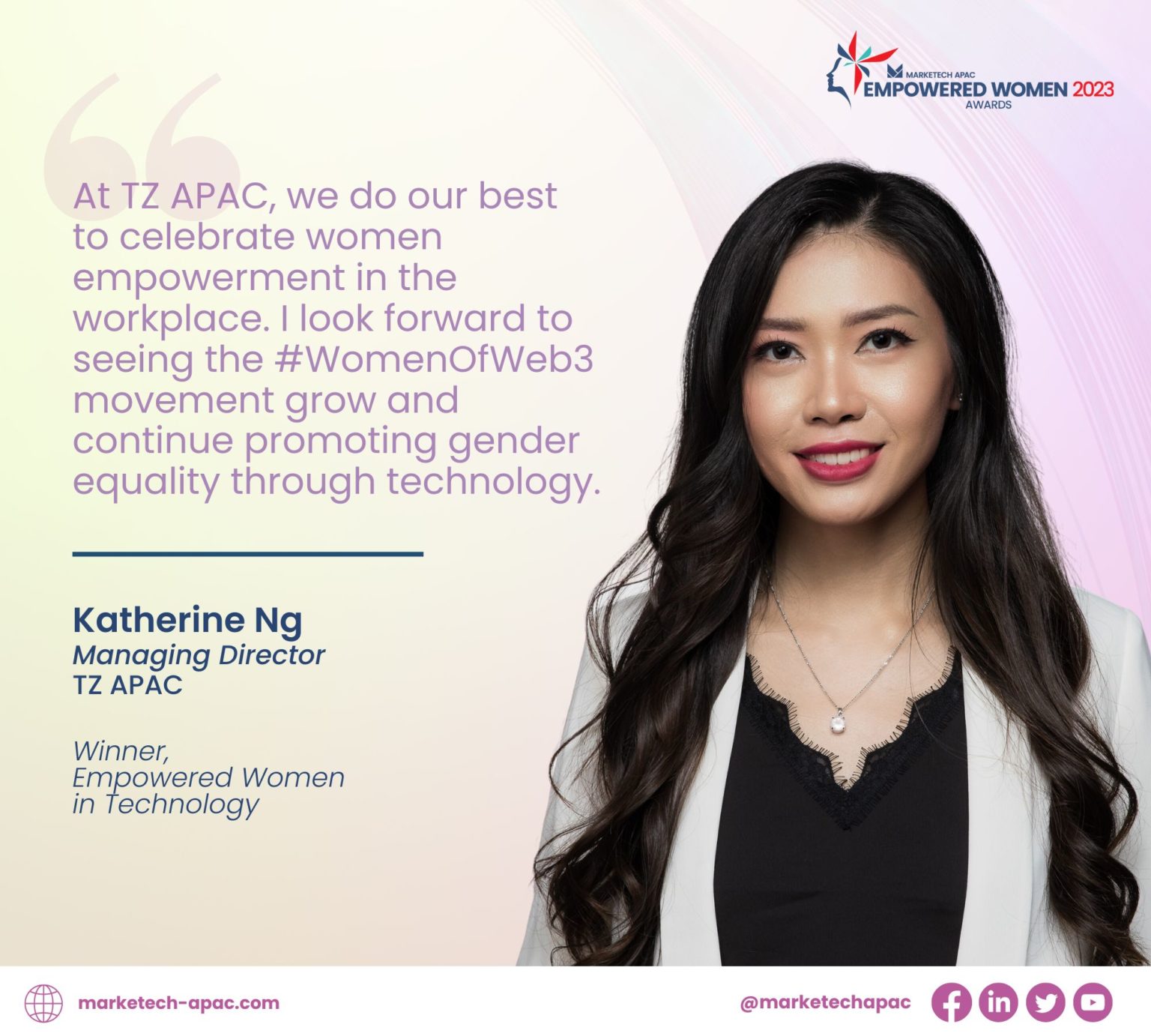 #EmpoweredWomen2023: TZ APAC’s Katherine Ng on being a strong female voice in the world of ...
