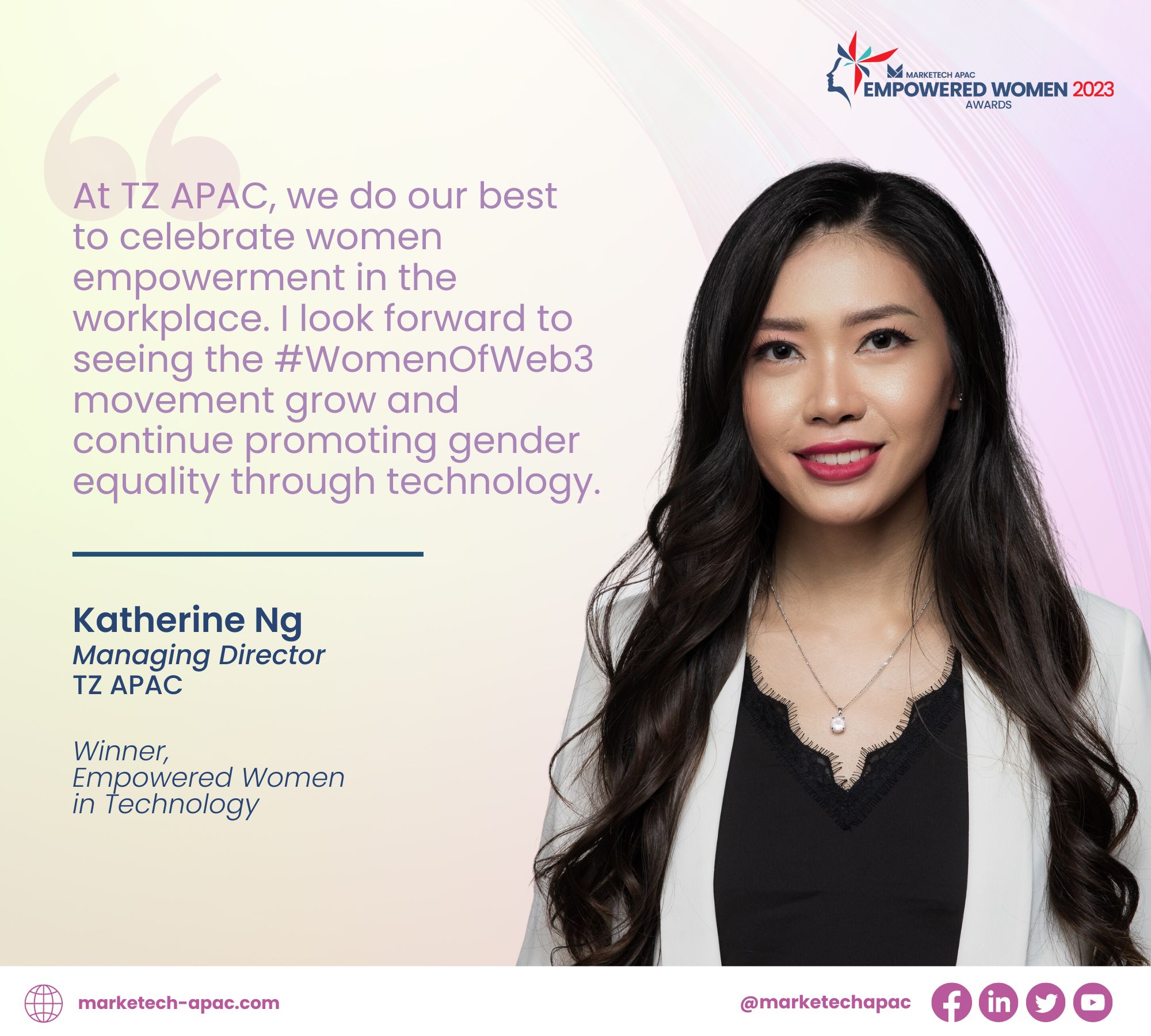 #EmpoweredWomen2023: TZ APAC’s Katherine Ng on being a strong female voice in the world of ...
