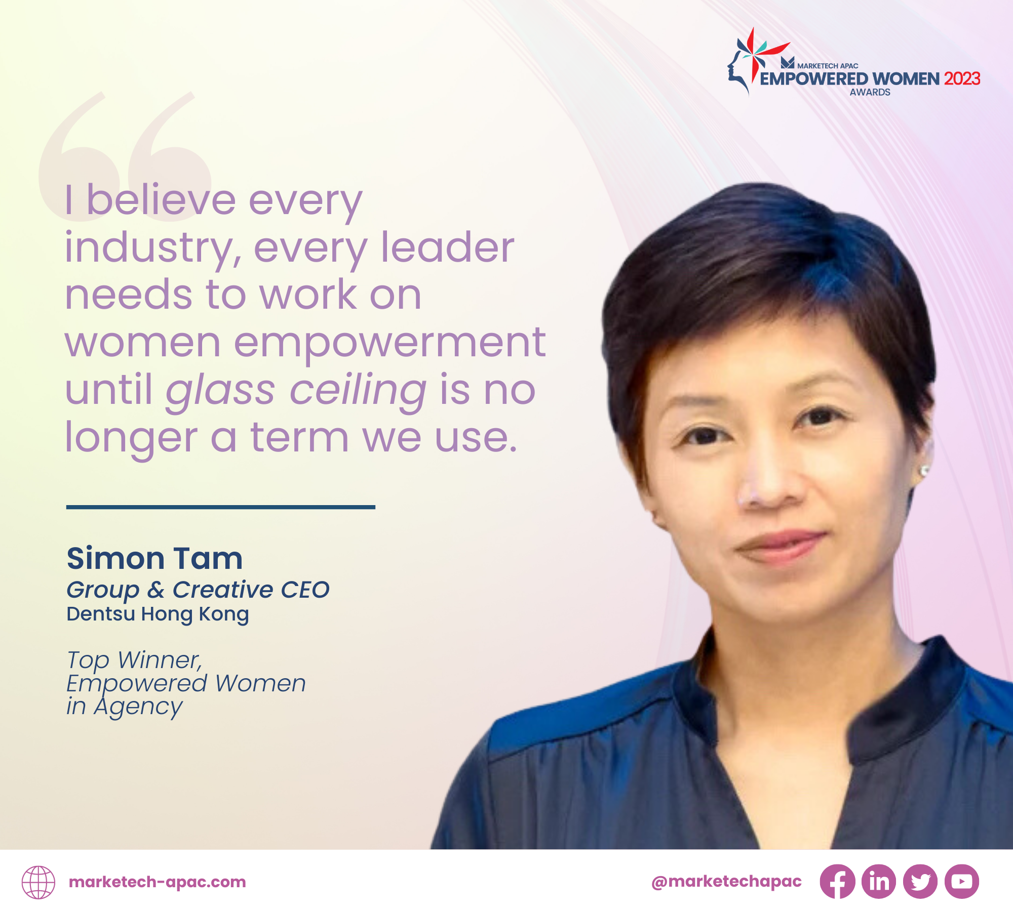 #EmpoweredWomen2023: How Dentsu Hong Kong’s Simone Tam was able to ...
