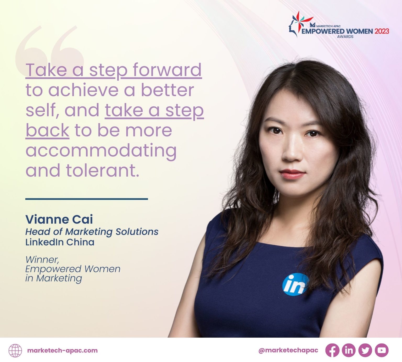 #EmpoweredWomen2023: Vianne Cai on building LinkedIn China’s marketing ...