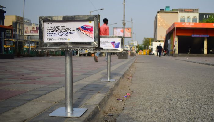 Infinix disrupts outdoor advertising with cheeky small-scale billboards ...