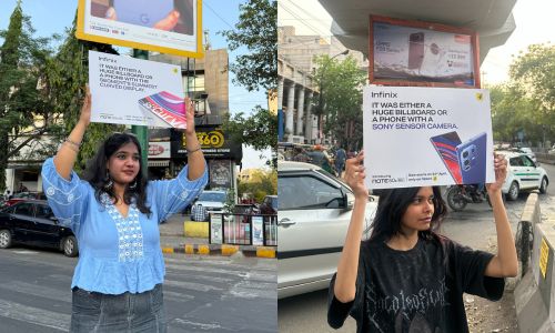 Infinix disrupts outdoor advertising with cheeky small-scale billboards ...