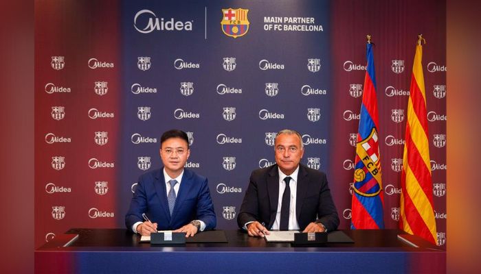 FC Barcelona signs sponsorship agreement with Midea starting 2026/27 ...