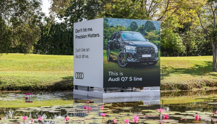 Audi Malaysia debuts sports marketing push with golf course floater ads ...