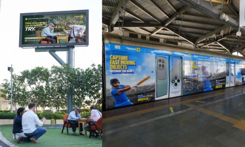 Flipkart turns New Delhi billboard into live camera test for Motorola ...